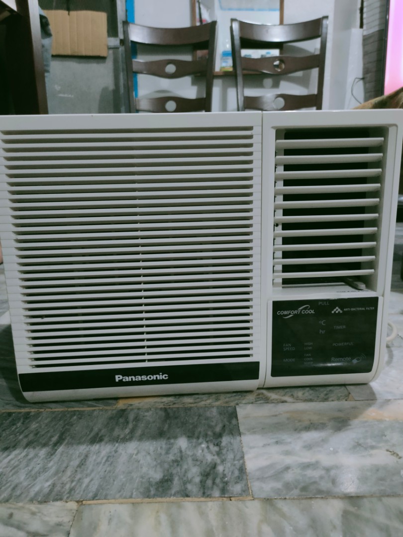 PANASONIC window type Aircon Non-inverter, TV & Home Appliances, Air ...