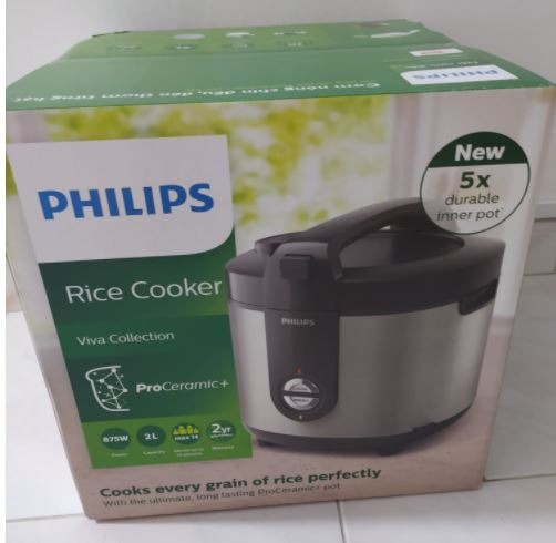 Philip Rice Cooker HD3132/6, TV & Home Appliances, Kitchen Appliances ...