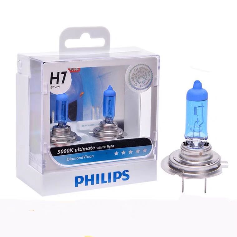 Philips H7 5000K Ultimate White Light_Diamond Vision, Car Accessories ...