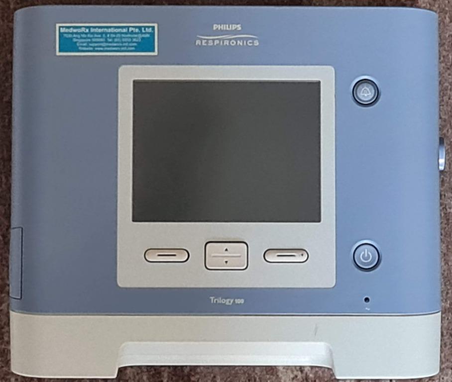 Philips Respironics Trilogy 100 Portable Ventilator, Health & Nutrition ...