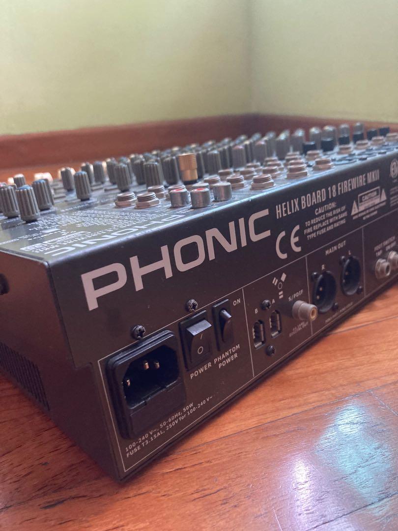 PHONIC - Helix Board 18 FireWire MKII, Audio, Other Audio Equipment on ...
