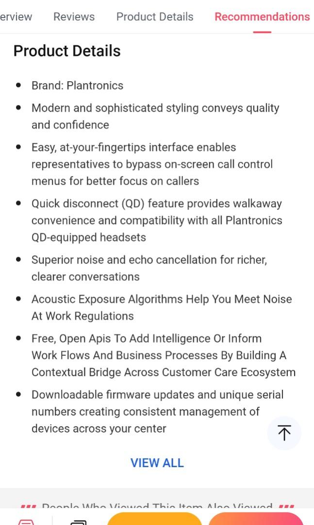 Plantronics DA80 USB Audio Processor, Audio, Other Audio Equipment on ...