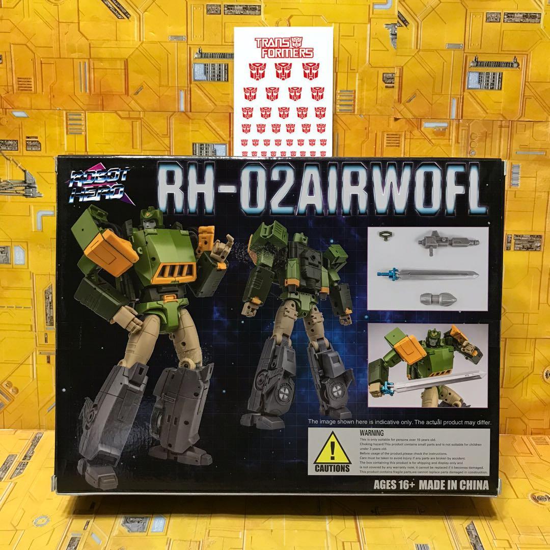 [Last Set] Transformers Robot Hero - RH-02 RH02 AirWolf Air Wolf (aka ...