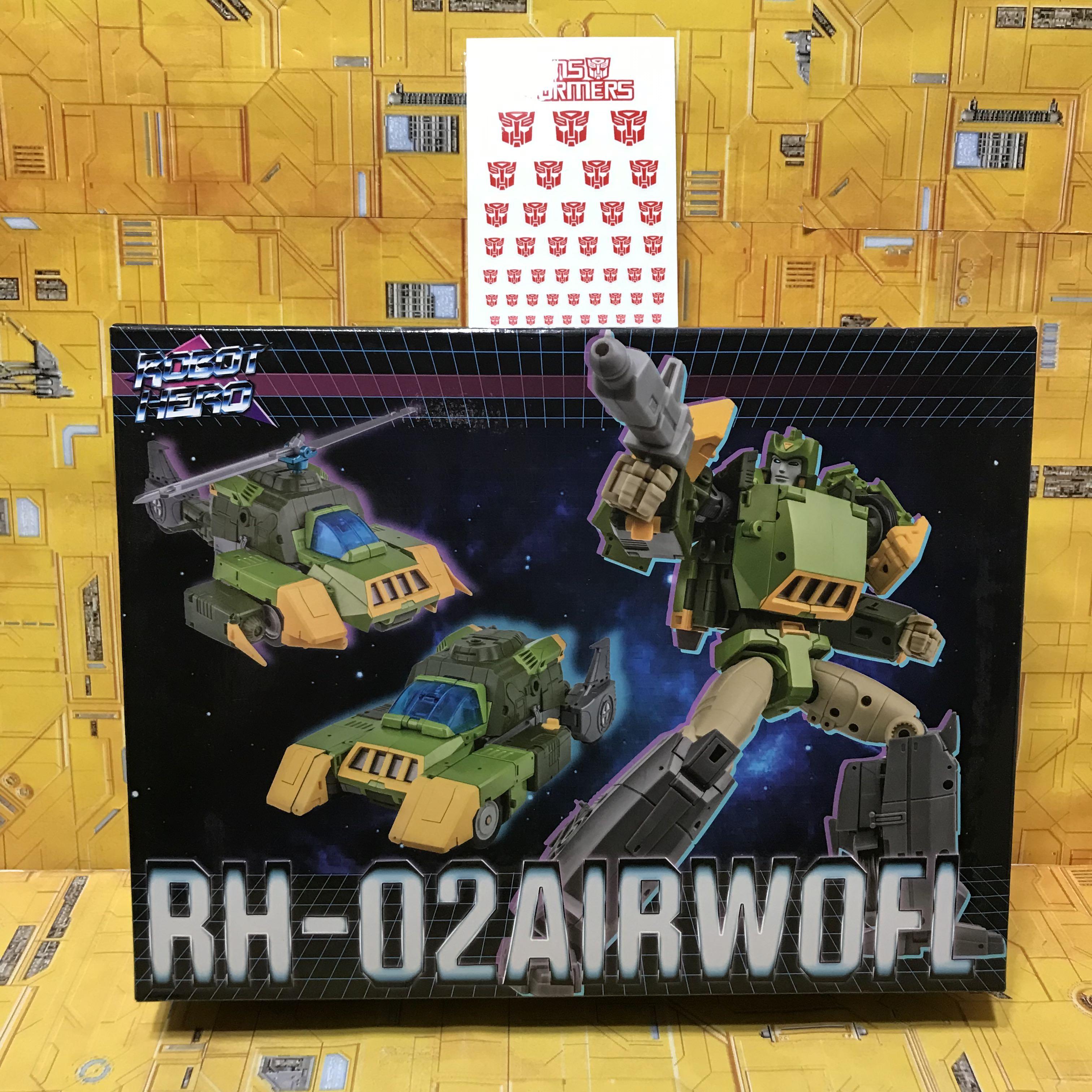 [Last Set] Transformers Robot Hero - RH-02 RH02 AirWolf Air Wolf (aka ...