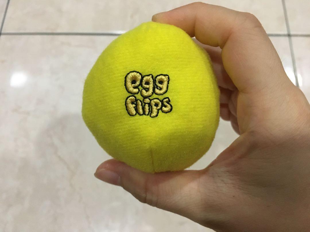 (RARE) rainbow egg flips plush, Hobbies & Toys, Toys & Games on Carousell