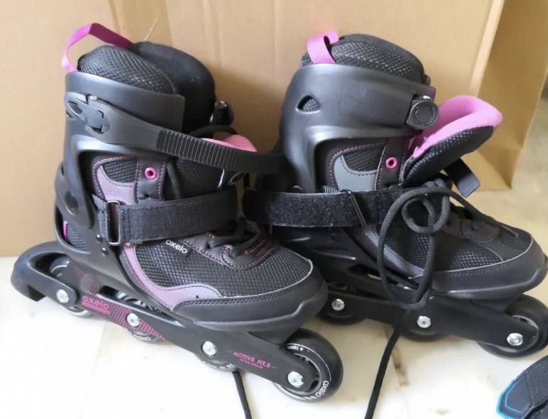 Rollerblades Oxelo Active Fit 3, Sports Equipment, Sports & Games ...