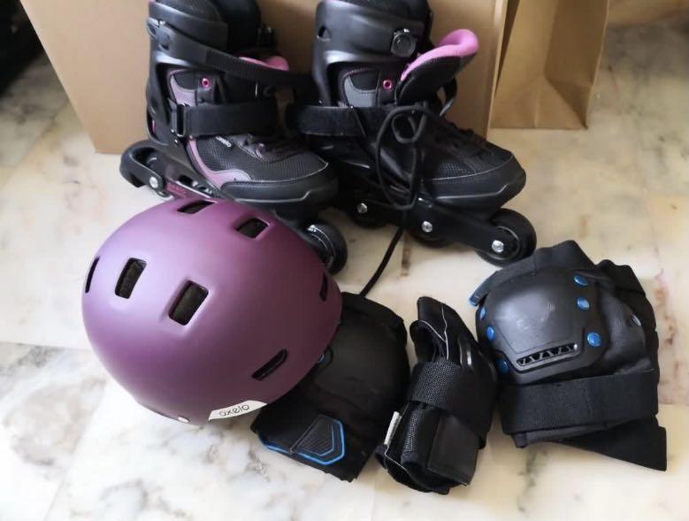 Rollerblades Oxelo Active Fit 3, Sports Equipment, Sports & Games ...