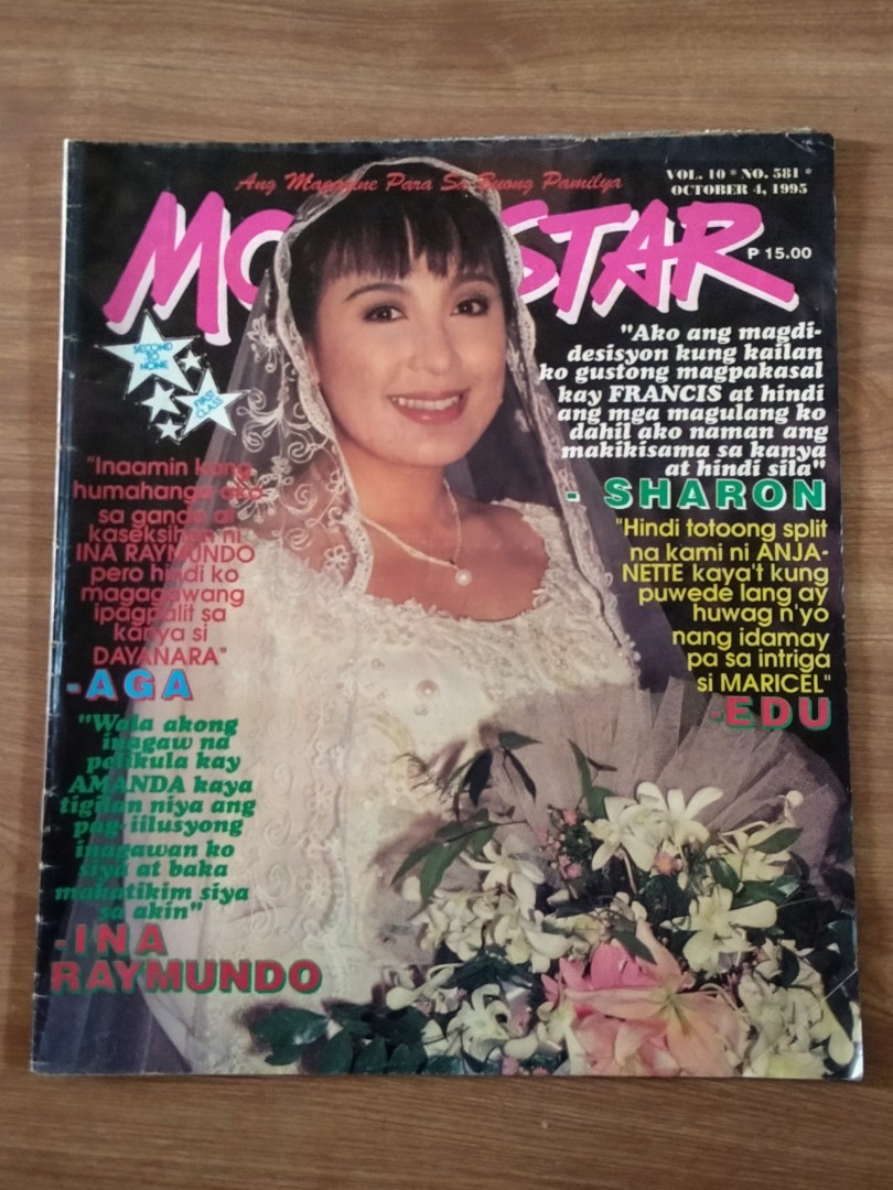 Sharon Cuneta - Megastar Magazine (1995), Hobbies & Toys, Books ...