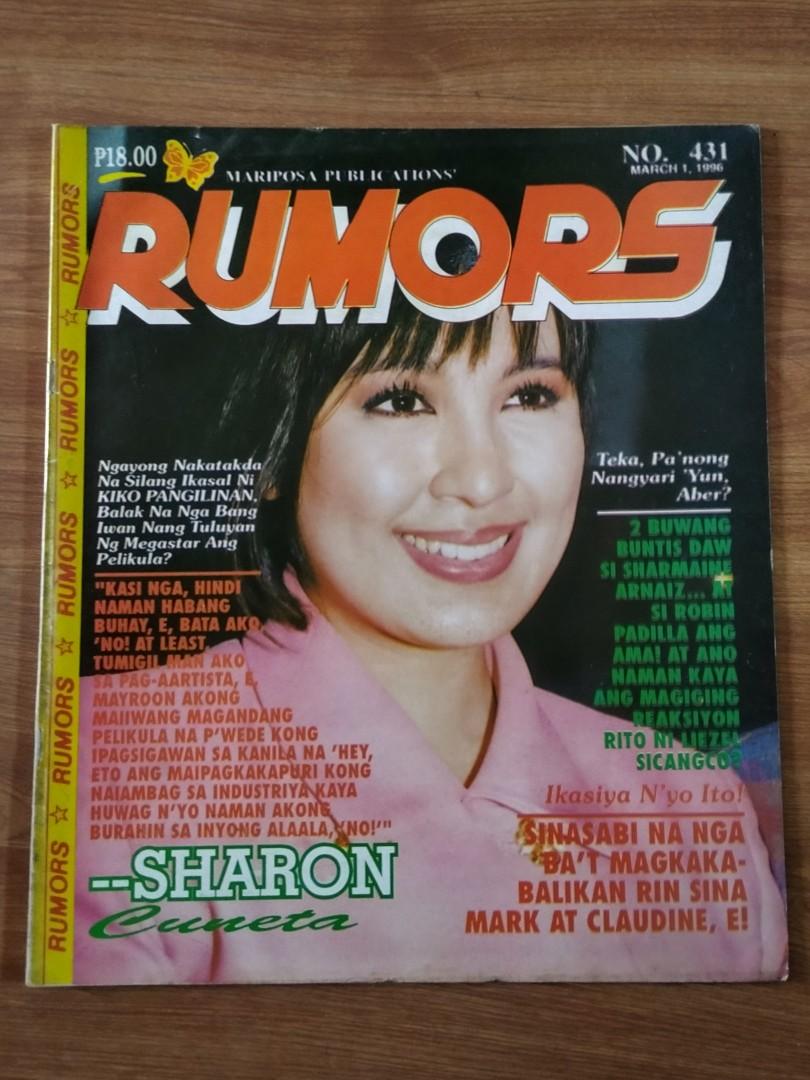 Sharon Cuneta - Rumors Magazine (1996), Hobbies & Toys, Books ...