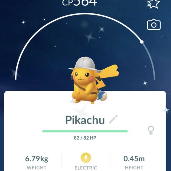 Shiny Explorer Cap Pikachu (Pokemon GO) (iOS/Android), Video Gaming ...