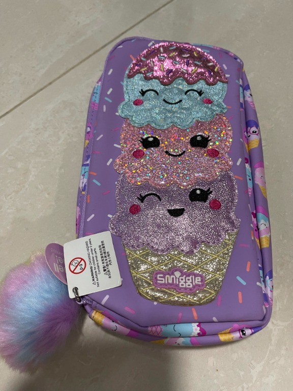 Smiggle Smell Me Ice Cream Pencil Box, Hobbies & Toys, Stationery ...