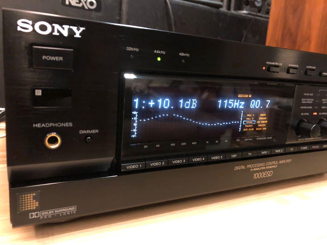 Sony TA-E1000ESD Digital Processing Control Amplifier/Preamplifier Made in Japan 110v ...