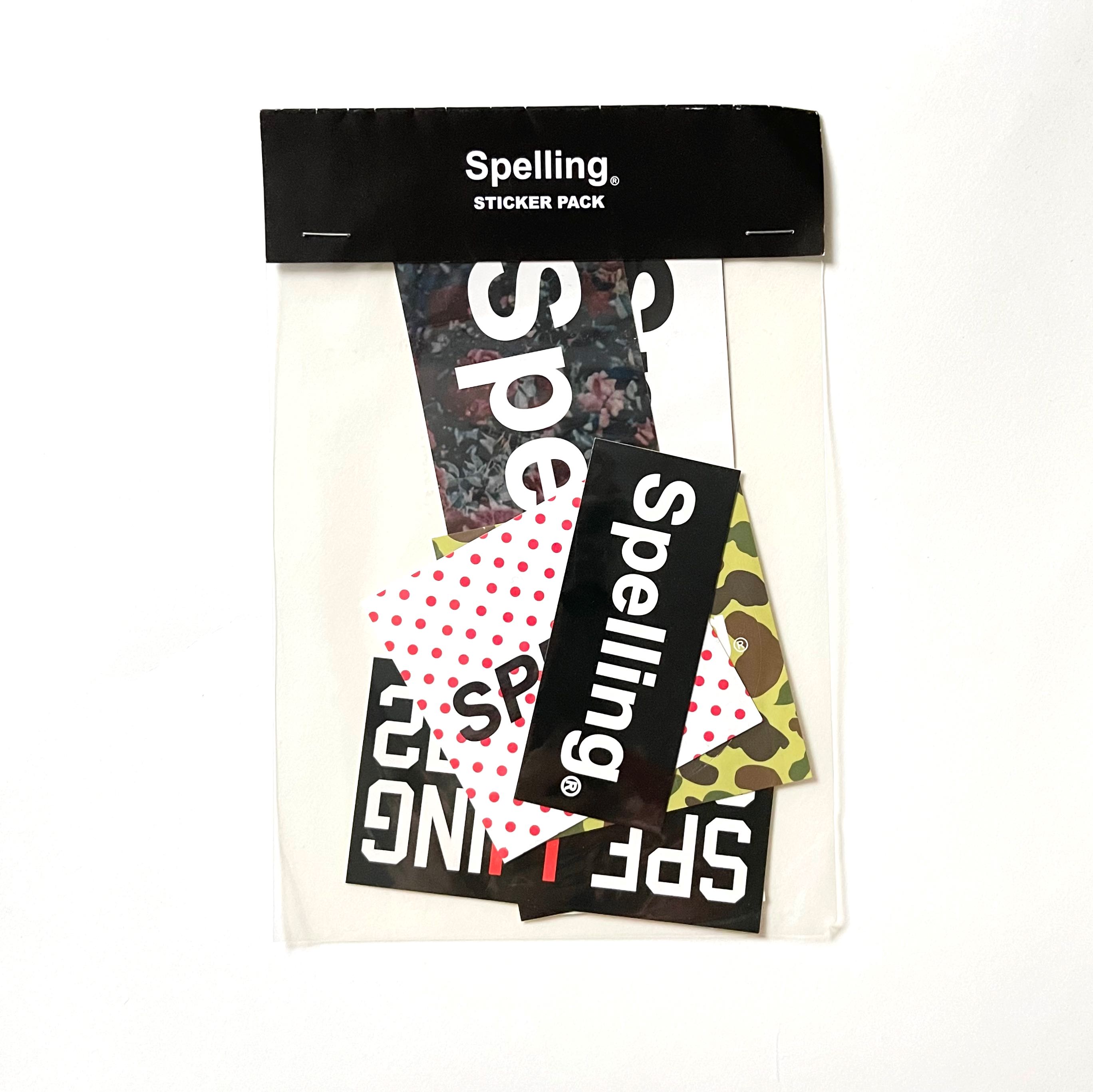 SPELLING Sticker Pack, 興趣及遊戲, 手作＆自家設計, 文具 - Carousell