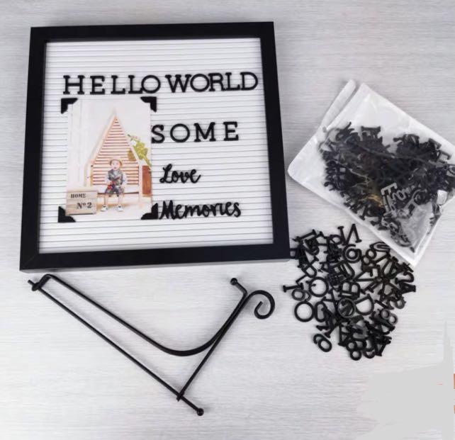 Square letter board with stand, Hobbies & Toys, Stationery & Craft ...