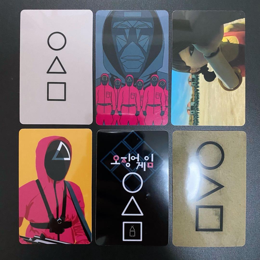 SQUID GAME EZLINK CARD STICKERS / SQUID GAME INVITE CARD STICKERS ...