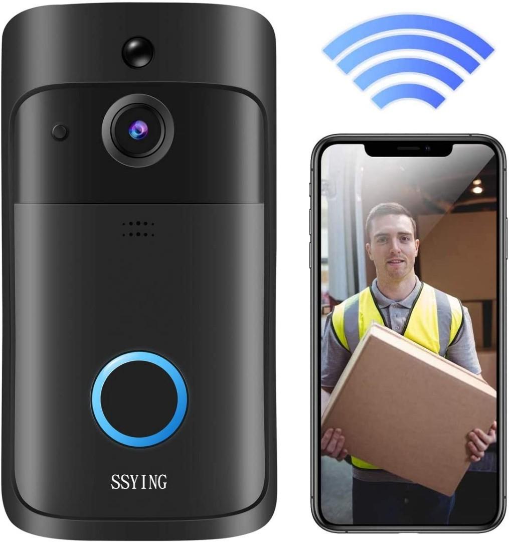 SSYING V5 Video Doorbell, Doorstep Wifi CCTV with Motion Detection ...