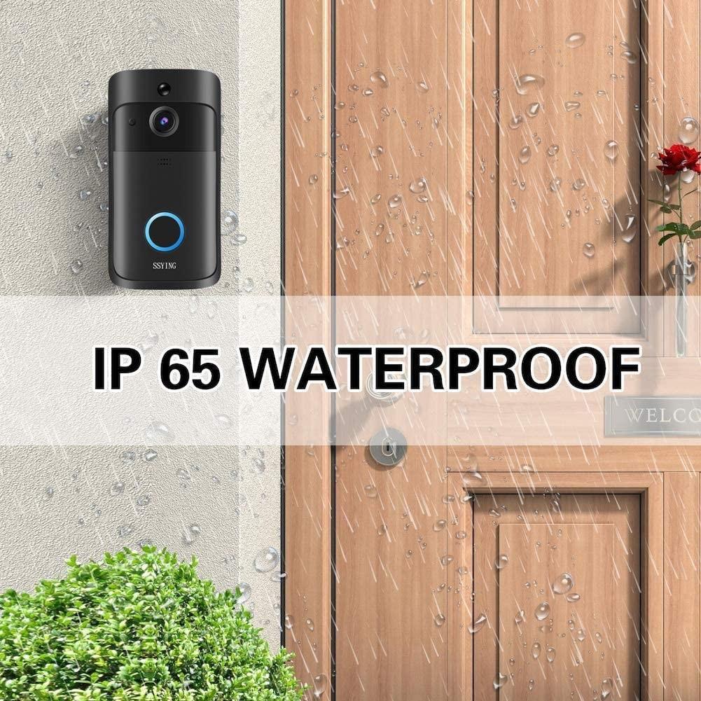 SSYING V5 Video Doorbell, Doorstep Wifi CCTV with Motion Detection ...