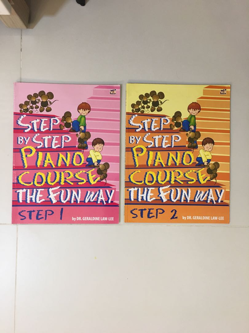 Step by Step piano 1 and 2, Hobbies & Toys, Books & Magazines ...