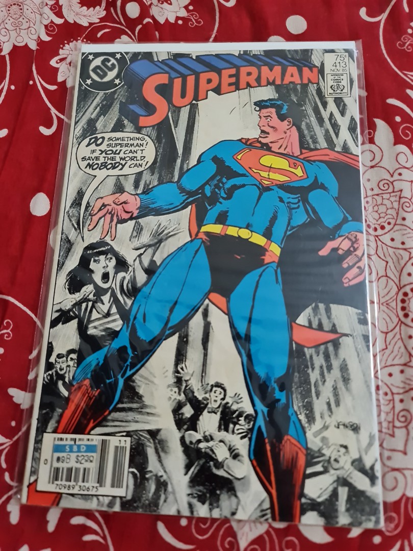 Superman issue 413, Hobbies & Toys, Books & Magazines, Comics & Manga ...
