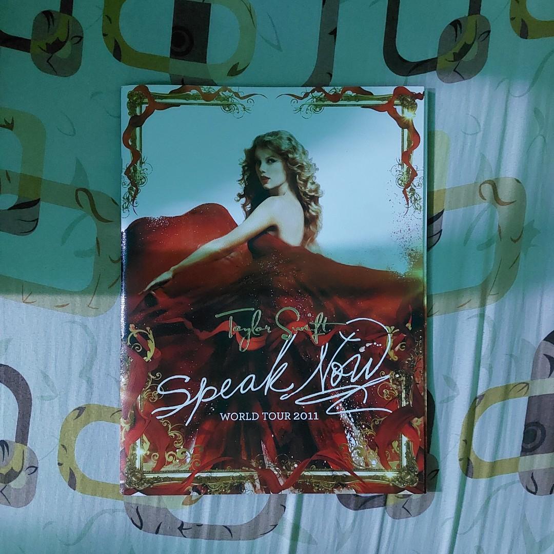 Taylor Swift - Speak Now (Tour Book), Hobbies & Toys, Memorabilia ...