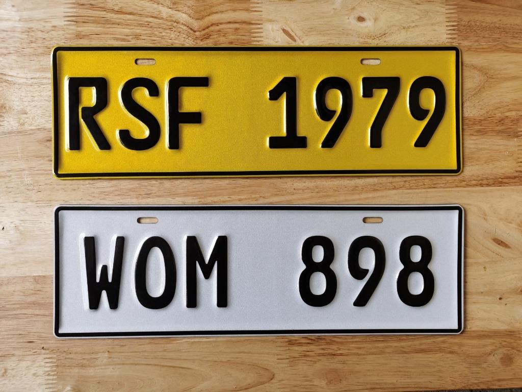 Temporary Virtual Conduction Plate Number, Car Parts & Accessories ...