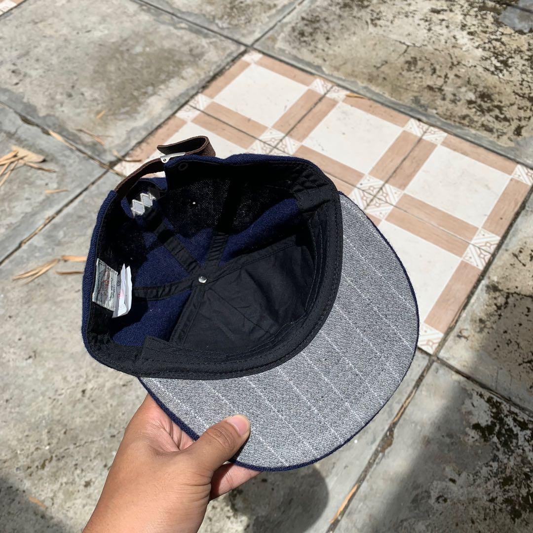 Topi 6 Panel Surf Material Wool Not Stussy, Fesyen Pria, Aksesoris ...