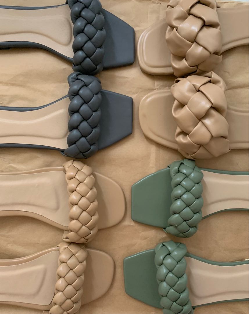 Trendy Slides in Neutral Colors for Women, Women's Fashion, Footwear ...