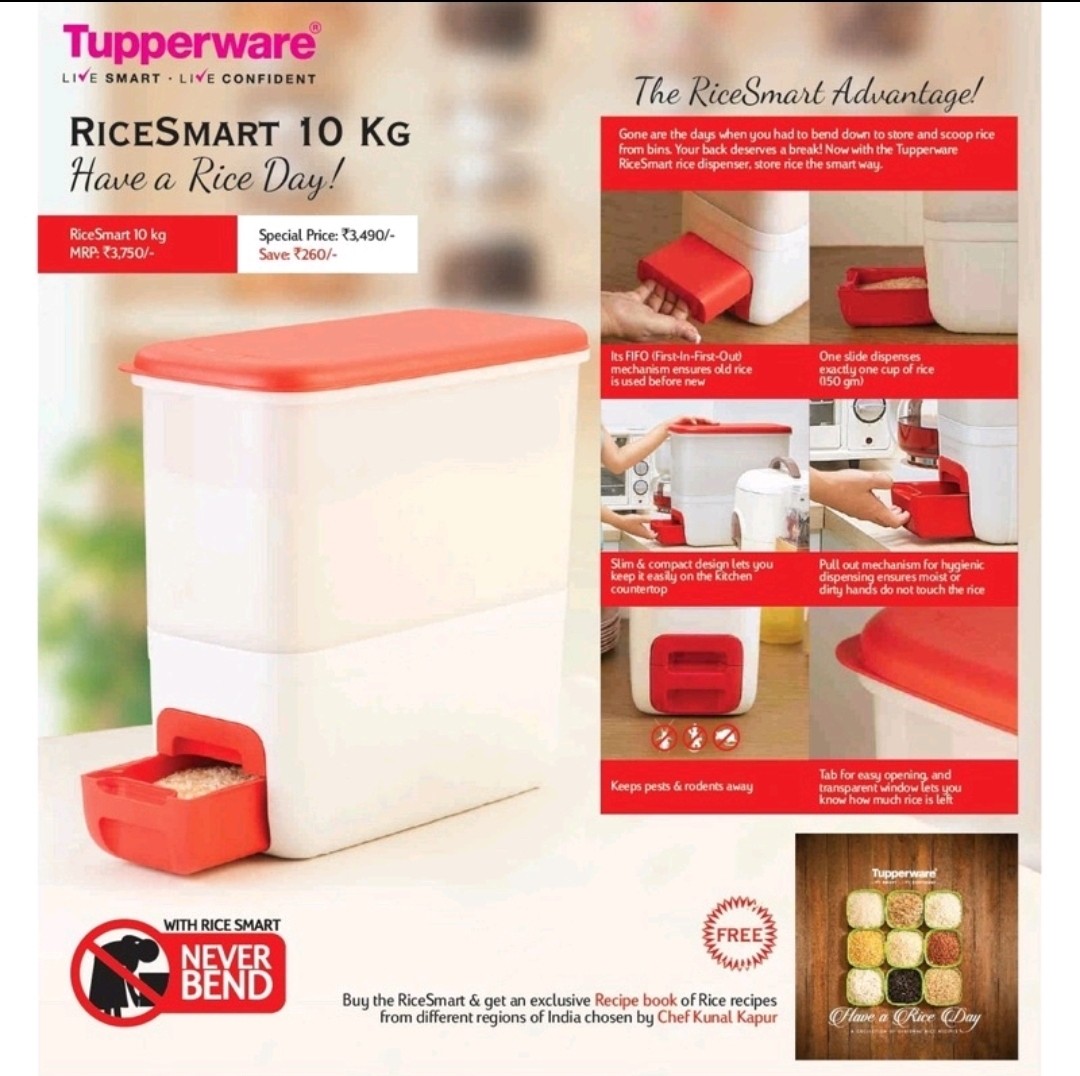 Tupperware Rice container, Furniture & Home Living, Kitchenware ...