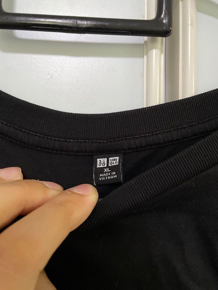 Uniqlo Black Basic Top, Women's Fashion, Tops, Other Tops on Carousell