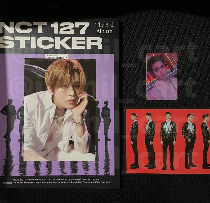 Unsealed NCT 127 Sticker (Taeyong, Mark, and Jaehyun PC), Hobbies ...