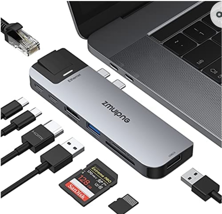 USB C Adapter for MacBook Pro MacBook Air 13 15 16 inch 2020/2019/2018 ...