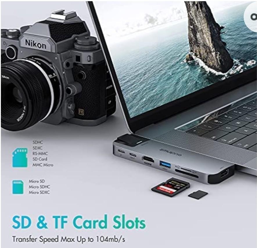 USB C Adapter for MacBook Pro MacBook Air 13 15 16 inch 2020/2019/2018 ...