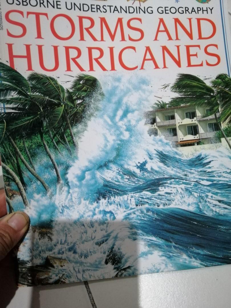 Usborne children English story book geography storm hurricane, Hobbies ...