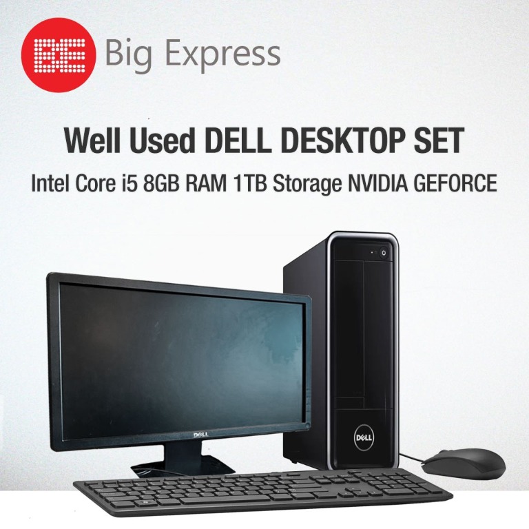 [Well Used] Dell Inspiron 3647 Intel Core i5-44605 8GB RAM 1TB Storage ...