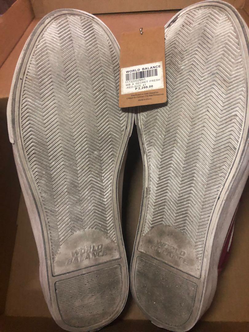 World Balance X Secret Fresh Isperm, Men's Fashion, Footwear, Sneakers ...