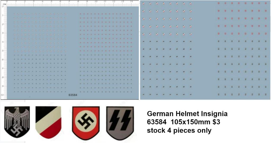 WWII German decals mainly 1:35, Hobbies & Toys, Toys & Games on Carousell