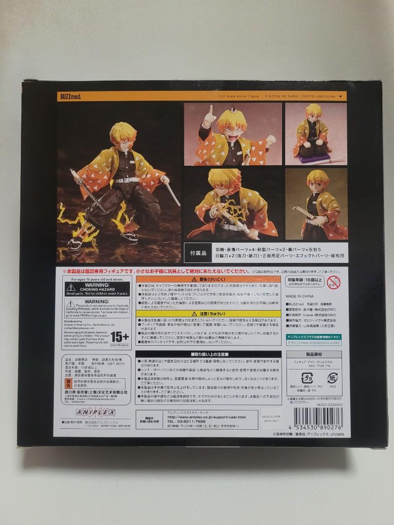 Zenitsu Aniplex Buzzmod Figure Kimetsu no Yaiba, Hobbies & Toys, Toys ...