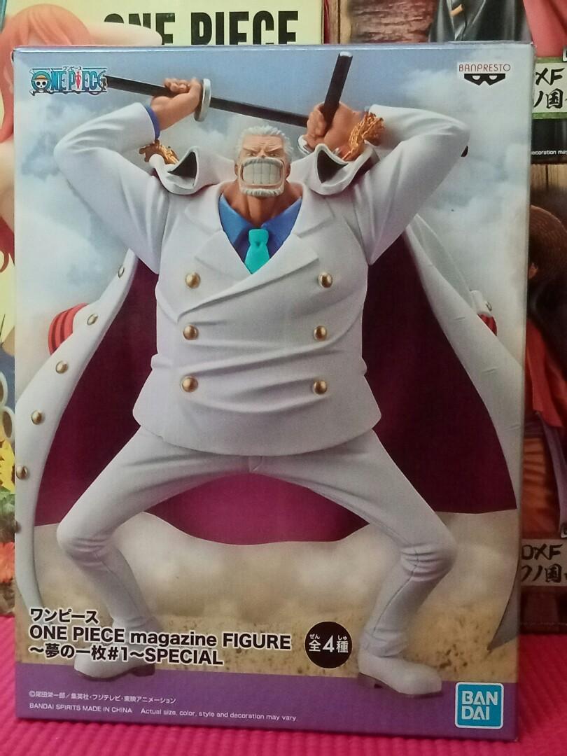 100% Authentic One Piece Monkey D. Garp Action Figure / bandai ...