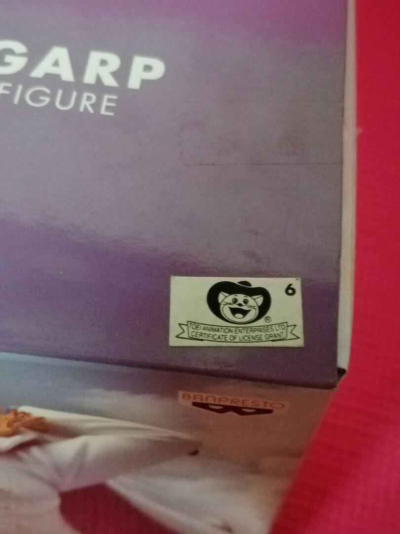 100% Authentic One Piece Monkey D. Garp Action Figure / bandai ...