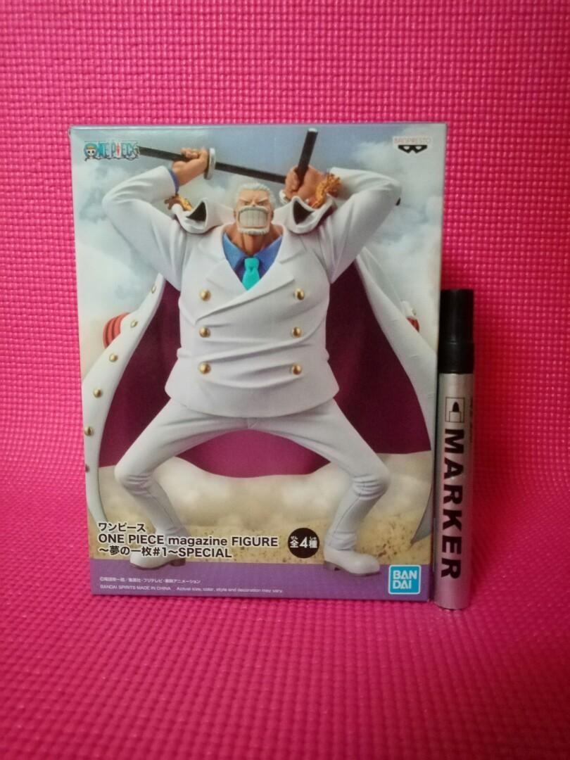 100% Authentic One Piece Monkey D. Garp Action Figure / bandai ...