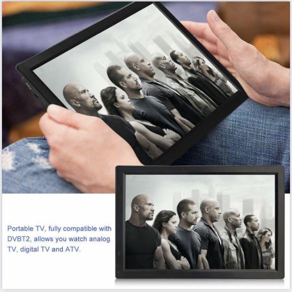 7-STAR* 15.4” Portable LED Digital TV with Built in DVB-T2 Digital ...