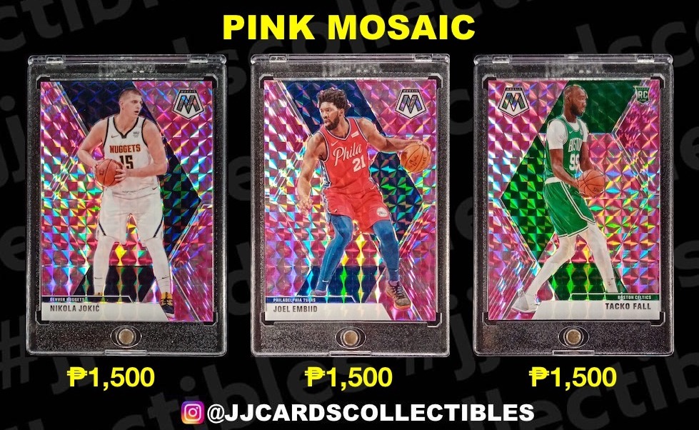 2019 Pink Mosaic NBA Cards, Hobbies & Toys, Toys & Games on Carousell