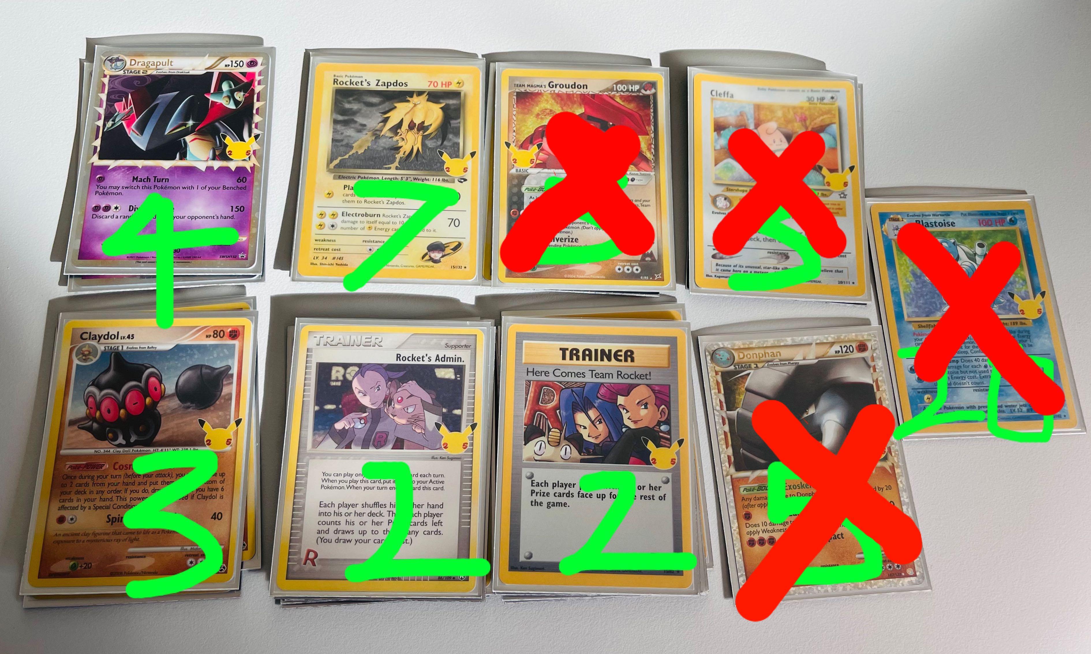 25th Celebration Pokemon Anniversary Vintage Special Set Classic ...