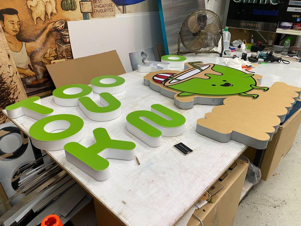 3D Box-up Signage, Hobbies & Toys, Stationery & Craft, Other Stationery ...