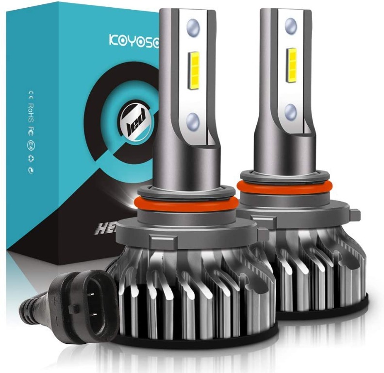 9012 LED Headlight Bulbs, 10000LM HIR2 Head Lamps, Car Replacement ...