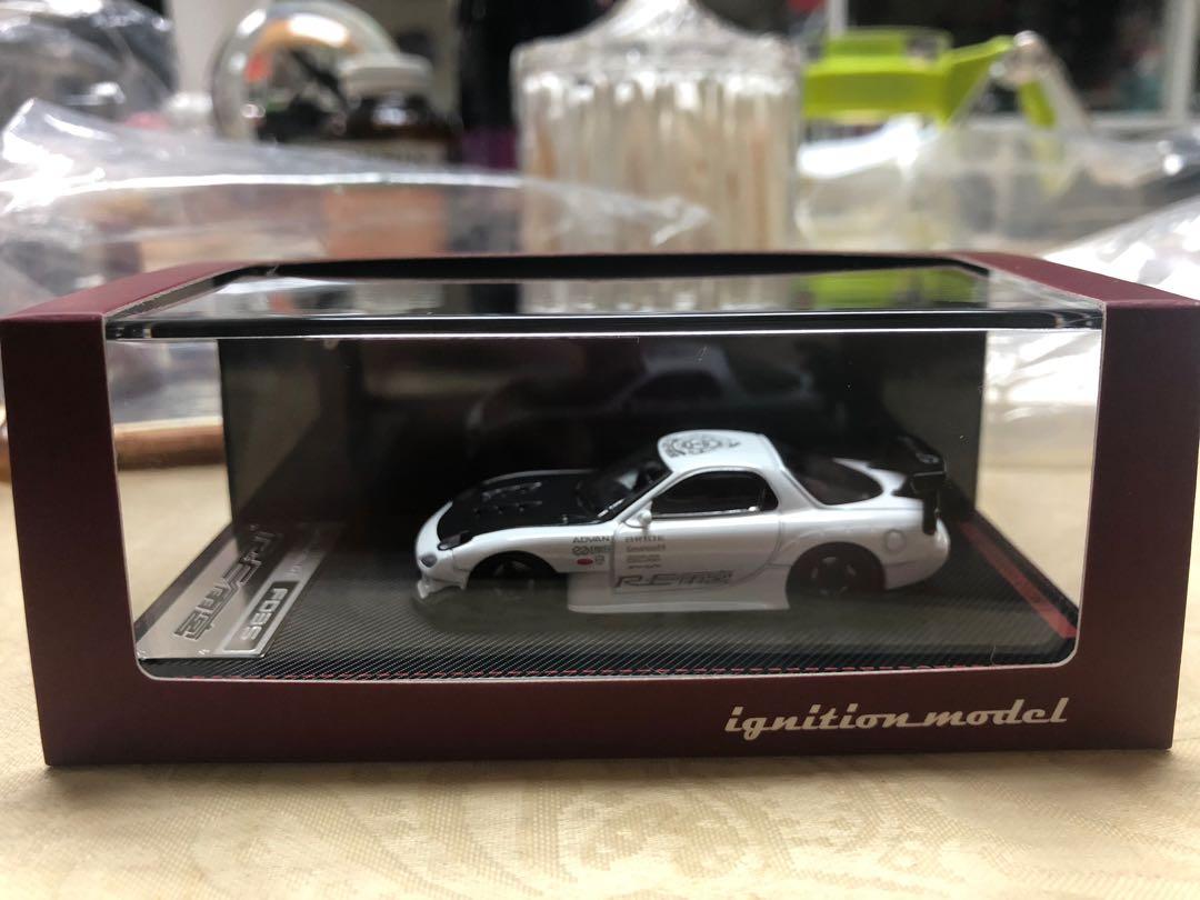 清貨大特價！ Tarmac x IG RX7 rx 7 FD3S white 白色 1:64 1/64 RE Amemiya 雨宮 包圍 ignition model Mazda 1948 ...