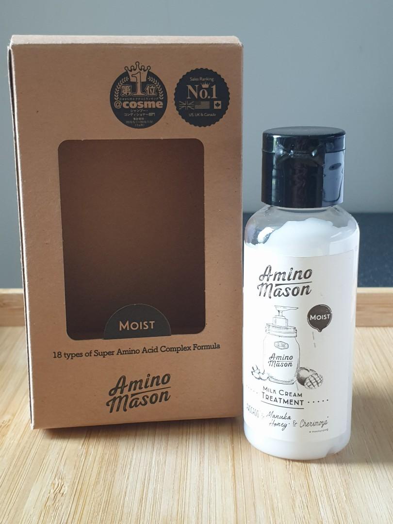 Amino Mason Moist Milk Cream Treatment Travel Kit 50ml, Beauty ...