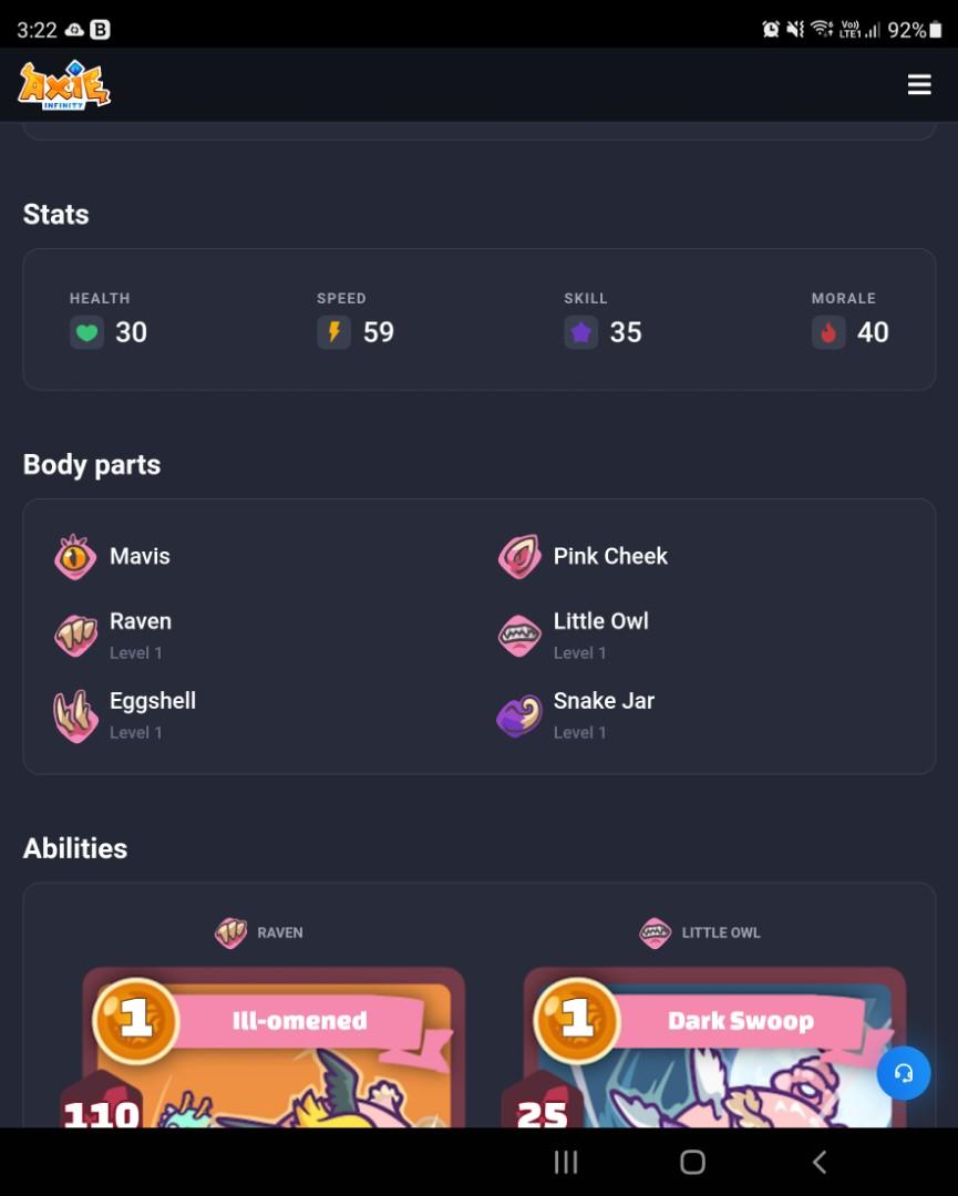 Axie infinity CRITICAL, TANK, ASSASSIN, Video Gaming, Gaming ...
