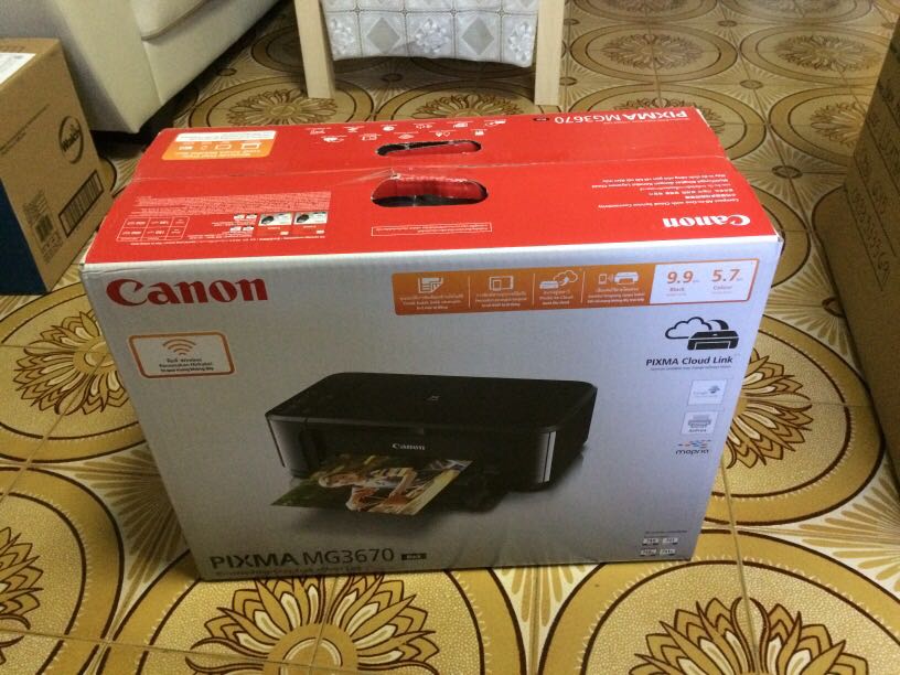 BNIB Canon Pixma MG3670, Computers & Tech, Printers, Scanners & Copiers ...