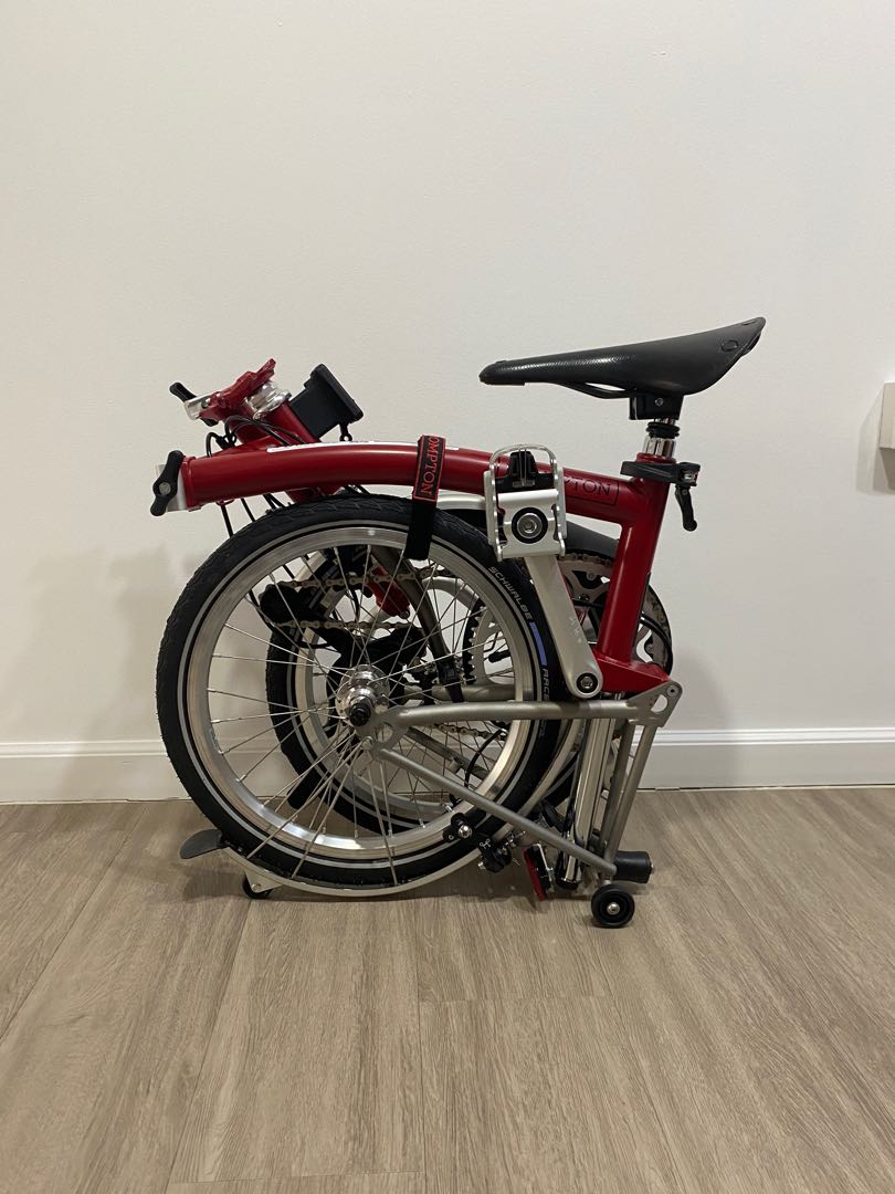 Brand New Brompton M2L-X House Red, Sports Equipment, Bicycles & Parts ...